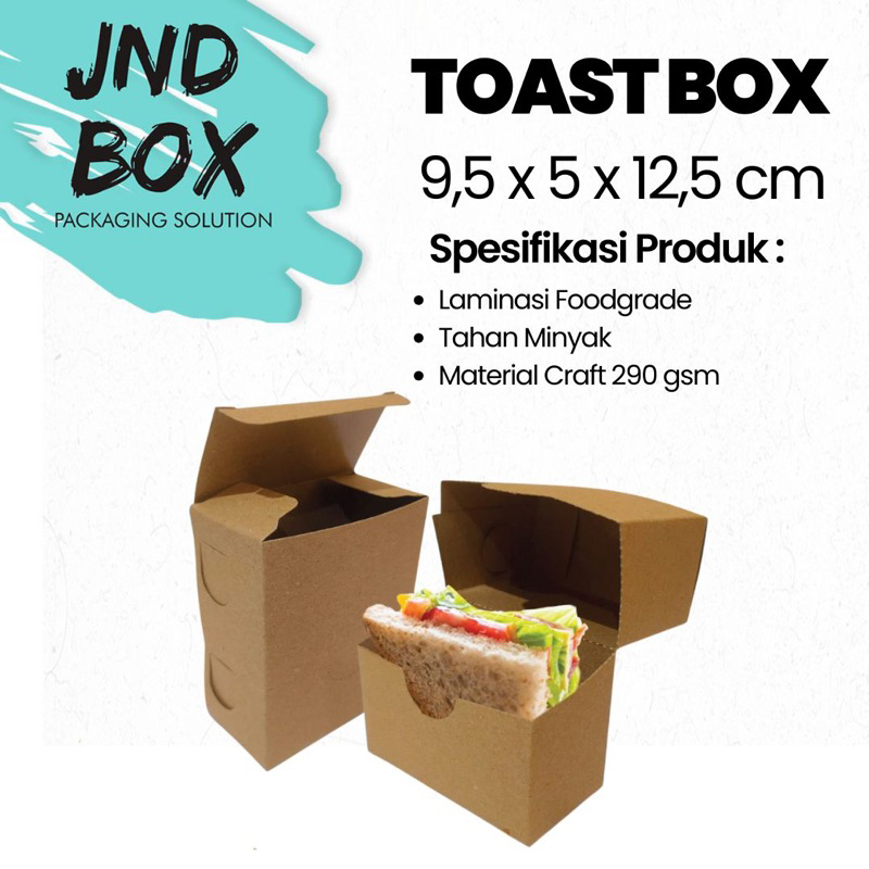 Jual Toast Box Uk. 9,5 x 5 x 12 cm | Shopee Indonesia