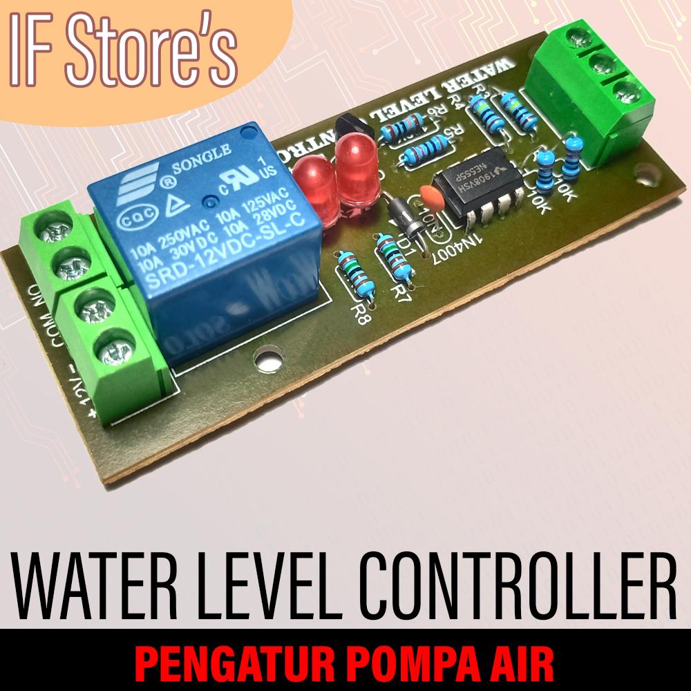 Jual Sensor Ketinggian Air Pompa Air Otomatis (Liquid Level Controller ...
