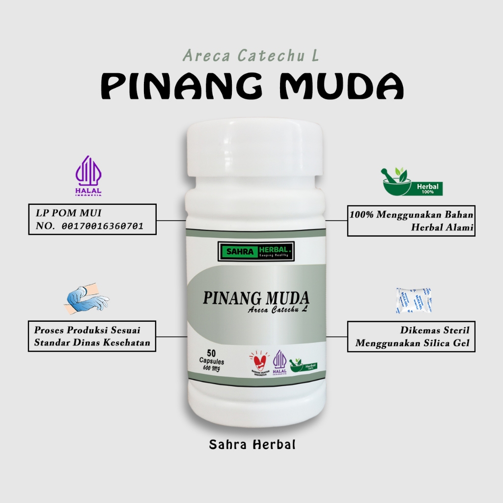 Jual Obat Herbal Kapsul PINANG MUDA Mengatasi Keputihan, Mengurangi Sakit Menstruasi | Shopee ...