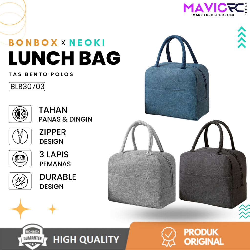 Jual NEOKI X BONBOX BLB30703 Tas Bekal Makan 3 Lapisan Penahan Suhu ...