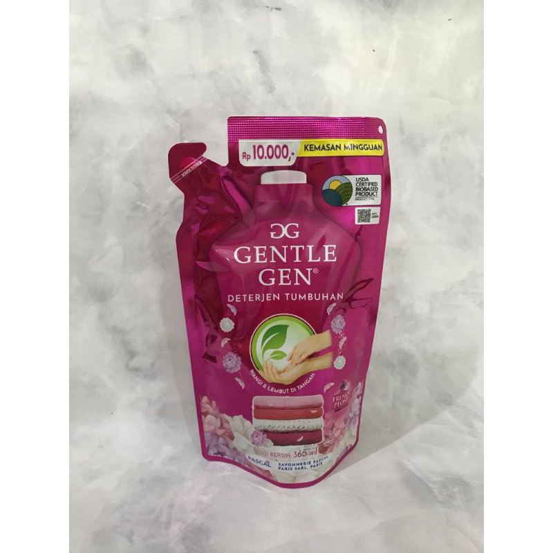 Jual GENTLE GEN DETERJEN TUMBUHAN 360ML | Shopee Indonesia