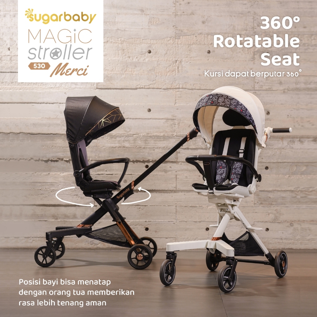 Jual MOMMYNME SUGARBABY MAGIC STROLLER 530 MERCI | Shopee Indonesia
