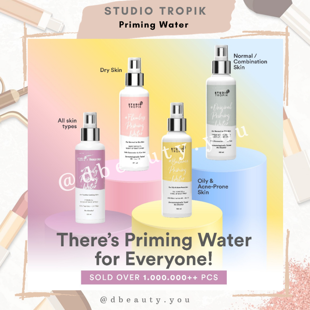 Jual Studio Tropik Face Mist Priming Water / Priming Water/ FLAWLESS ...