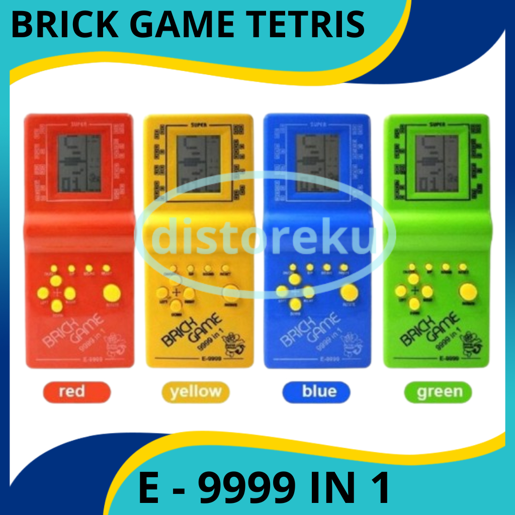Jual DM - Mainan Game bot Brick Game Tetris 9999 Game boy Anak Jadul ...