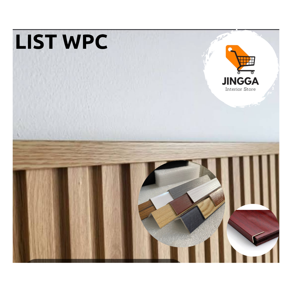 Jual List siku L WPC wall panel / penutup wall panel WPC termurah / List WPC 2M | Shopee Indonesia