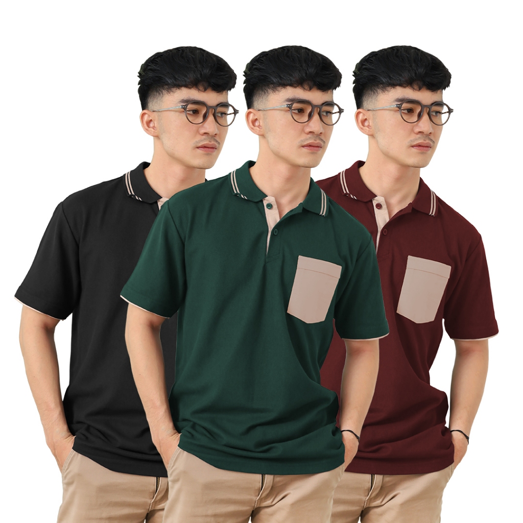 Jual Baju Polo Pria Morgan Putih Kaos Pria Berkerah Casual Distro ...