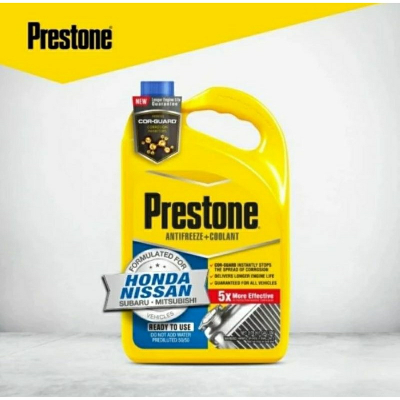 Jual Pendingin Radiator Prestone Radiator Coolant 50/50 Cor-Guard BLUE ...