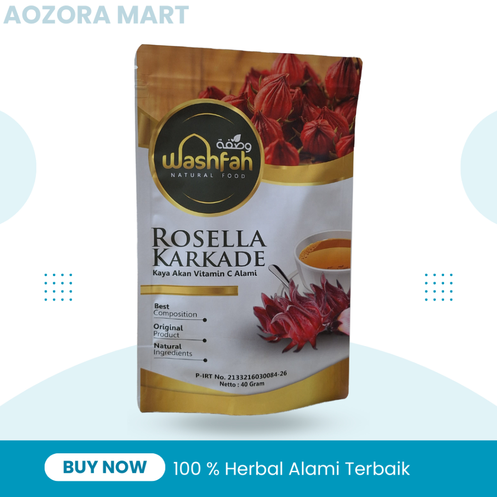 Jual Teh Herbal Celup Bunga Rosella Karkade Premium Tradisional ...