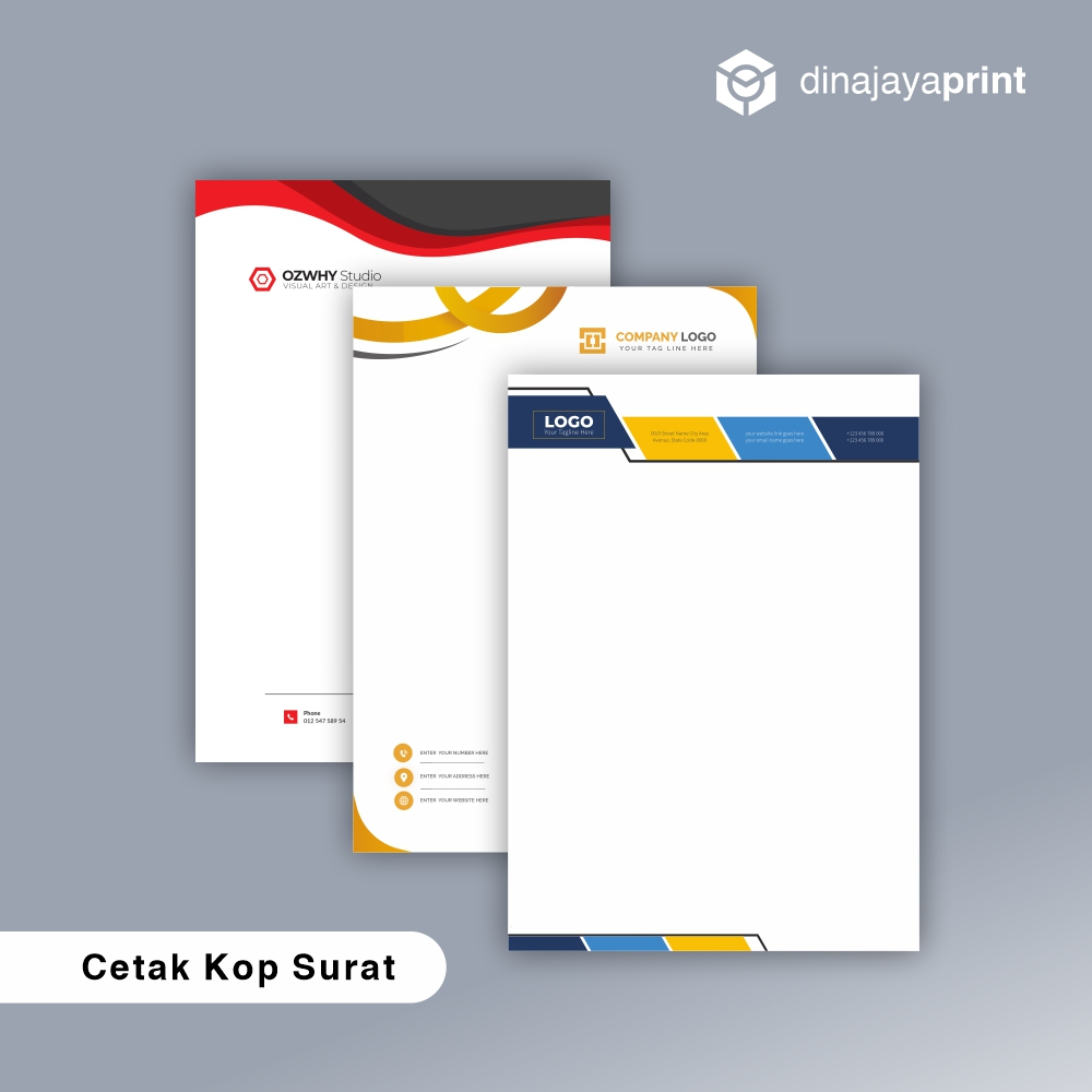 Jual Cetak Kop Surat A4 Full Warna Express Tanpa Tepi (Borderless ...