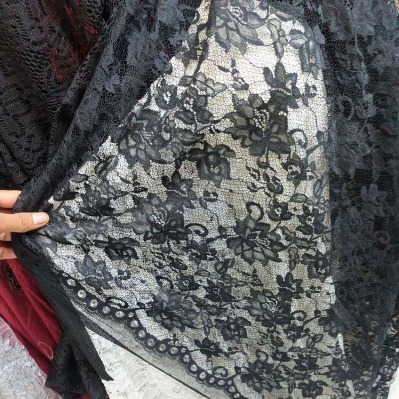 Jual Bahan/Kain Brokat Garment Korea | Brokat Banyak Motif ( Khusus ...
