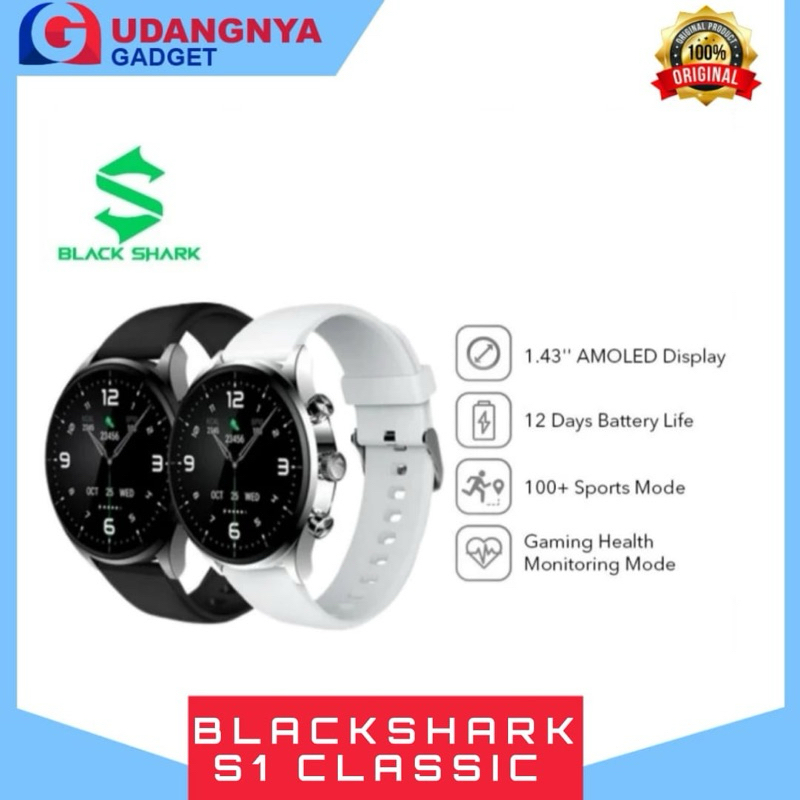 Jual BLACK SHARK S1 CLASSIC SMARTWATCH 100 Mode Sport | Shopee Indonesia