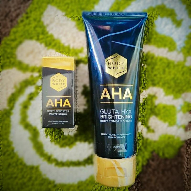 Jual PAKET LOTION AHA TONE UP+BODY SERUM AHA | Shopee Indonesia