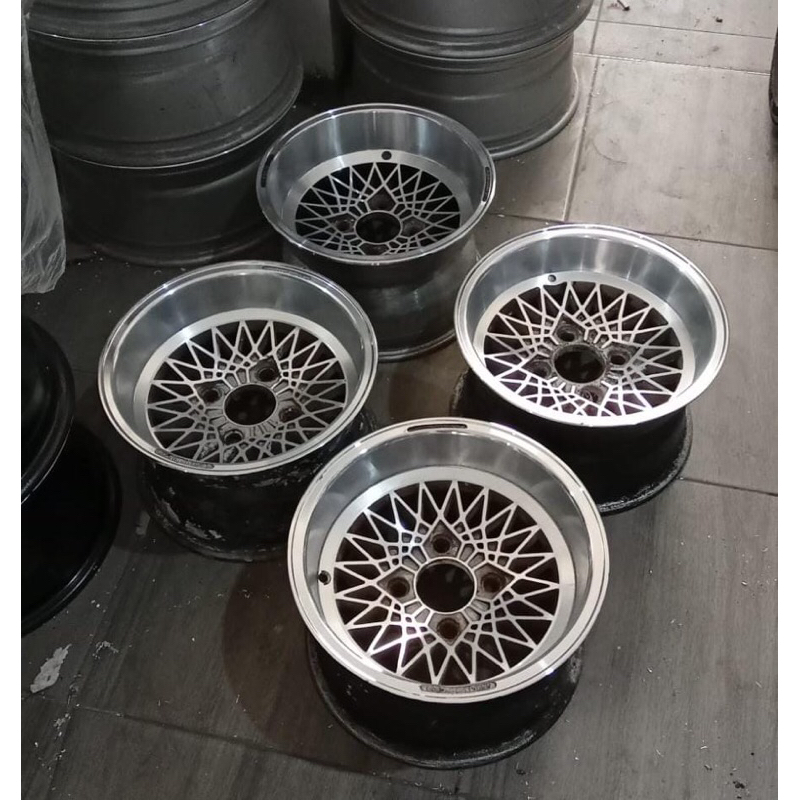 Jual velg mobil mesh enmaru R13 lebar 8" pcd 114 4biji | Shopee Indonesia