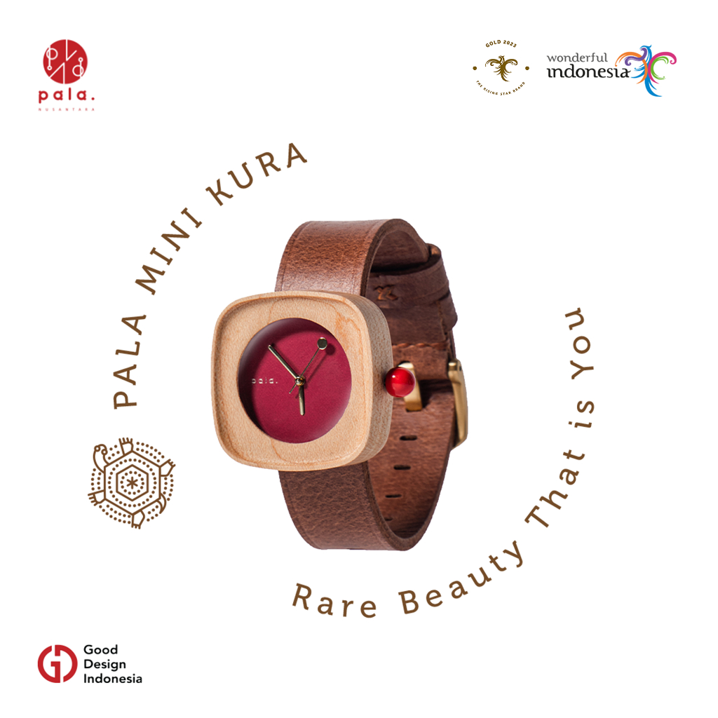 Jual PALA Nusantara KURA MINI JAM TANGAN KAYU DAN KULIT ASLI FASHION ...