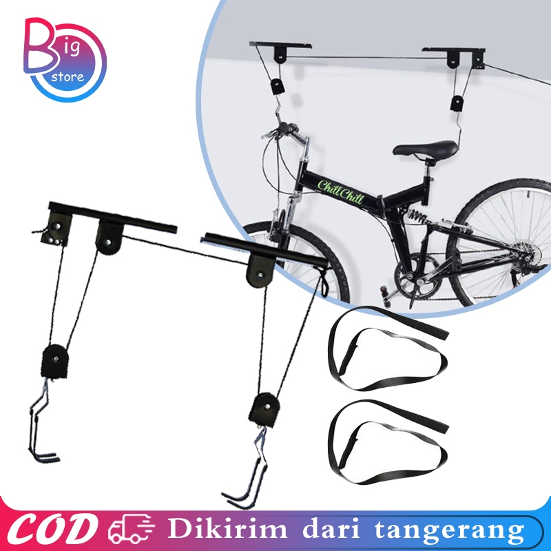 Jual 1set Rak Sepeda Gantung Multifungsi Gantungan Sepeda Atas Plafon ...