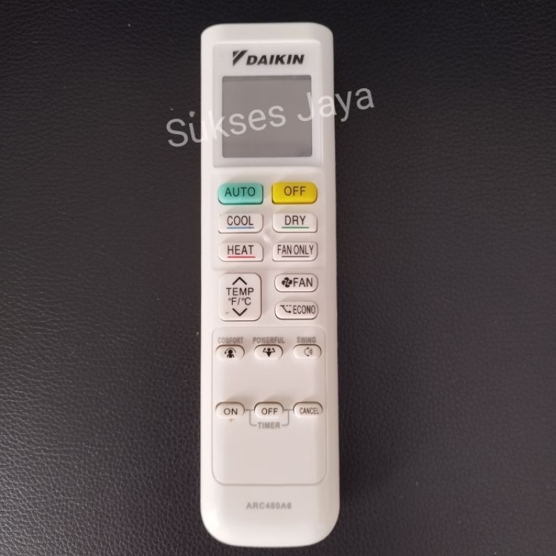 Jual Remote / Remot Daikin Flash Inverter ARC480A6 | Shopee Indonesia