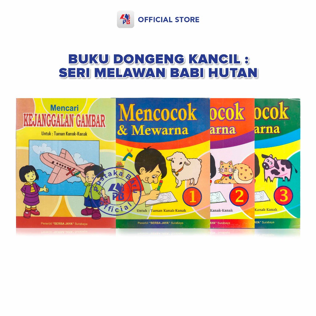 Jual Buku Anak : Mencocok Dan Mewarna 3 / Mencocok Dan Mewarna 1 ...