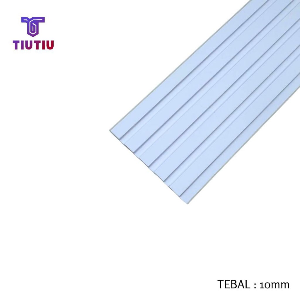 Jual WPC Wallpanel PUTIH POLOS 3 meter 300cm x 15,5 cm x 1cm | pvc Wall ...