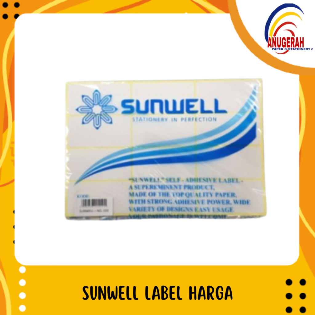 Jual SUNWELL LABEL HARGA POLOS 103/104/111/112/121 (PCS) | Shopee Indonesia