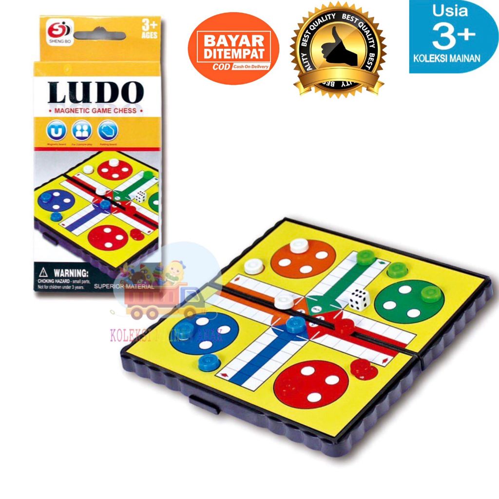 Jual Magnetic chess mini set mainan anak board game papan catur lipat ...