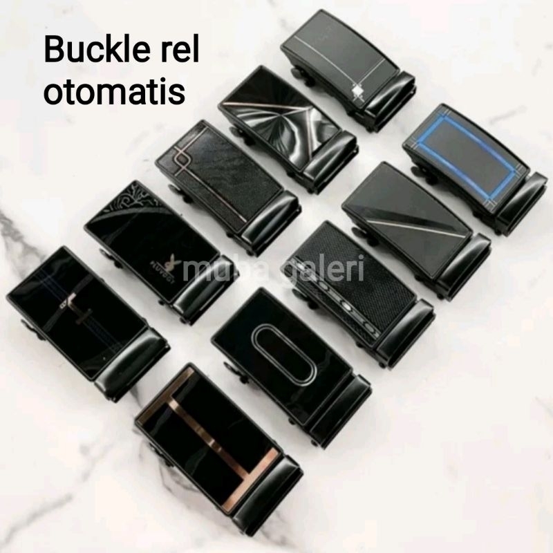Jual KEPALA IKAT PINGGANG KEPALA GESPER BUCKLE OTOMATIS LOGO RAMDOM ...