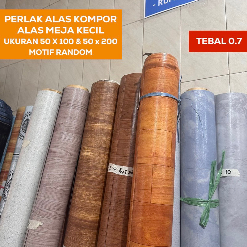 Jual Perlak Alas Kompor Alas Meja Kecil Vinyl Plastik | Shopee Indonesia