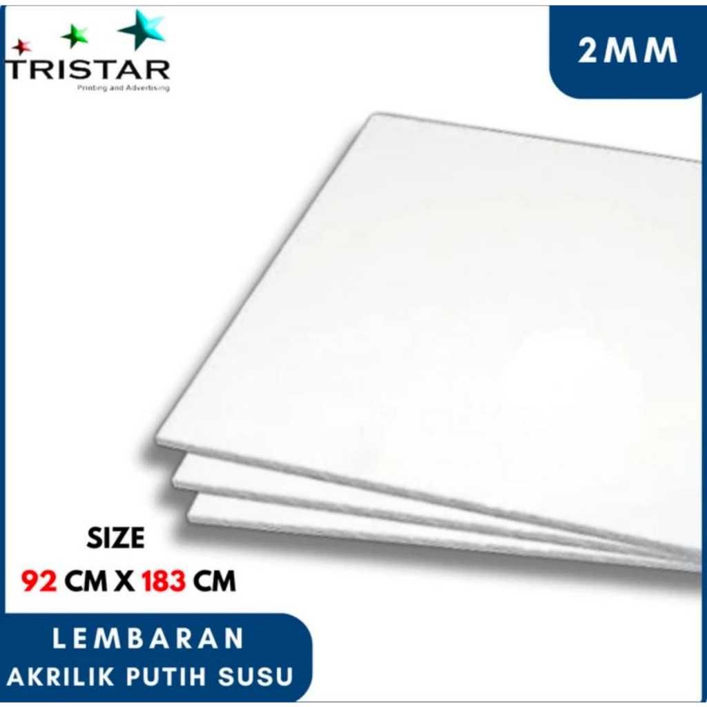 Jual Akrilik Lembaran Putih Susu Star Royal 2mm 92X183 cm | Acrylic ...