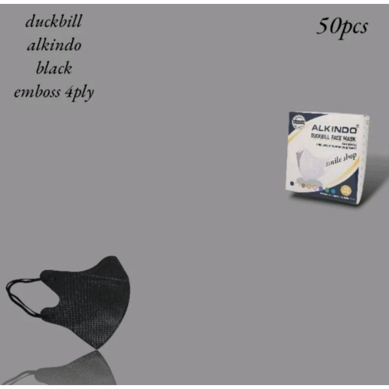Jual DUCKBIL AKINDO BLCK/WHITE 4PLY 1BOX 50PCS | Shopee Indonesia