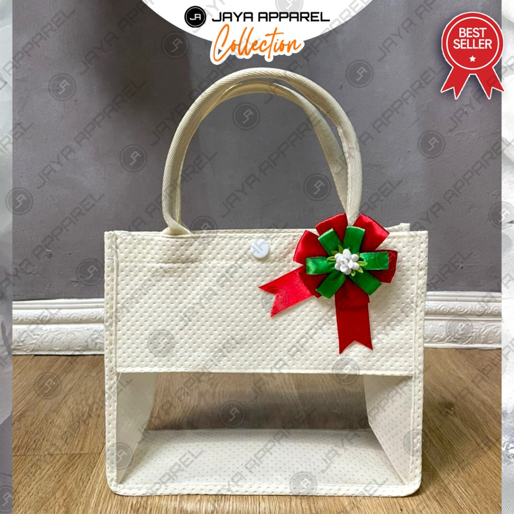 Jual Tas Hampers-Tas Kosmetik-Tas Kue-Tas Kado-Tas Dengan Pita | Shopee ...