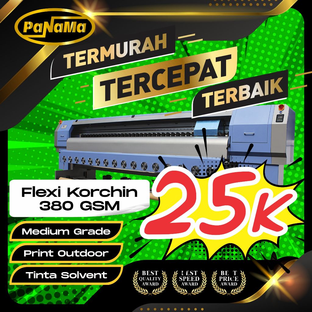 Jual Digital Print Flexi KORCHIN 380gsm, Cetak Outdoor Banner Spanduk Billboard Korcin Murah ...