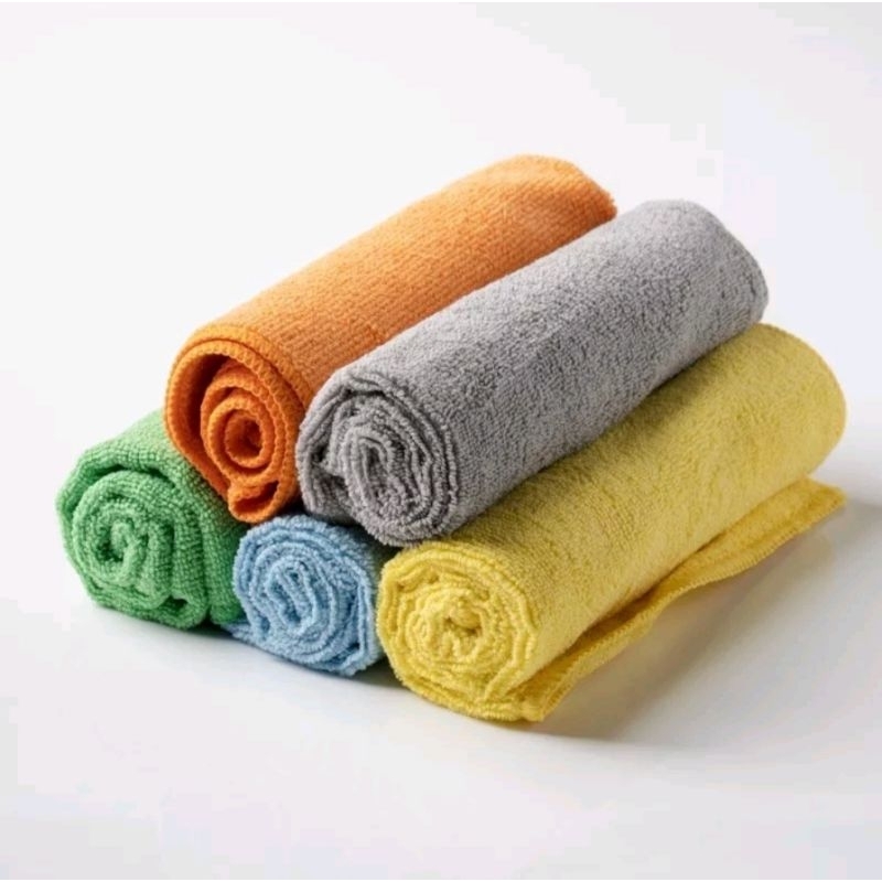Jual KAIN LAP MICROFIBER 40x40 320gsm BEST EXPORT QUALITY | Shopee ...
