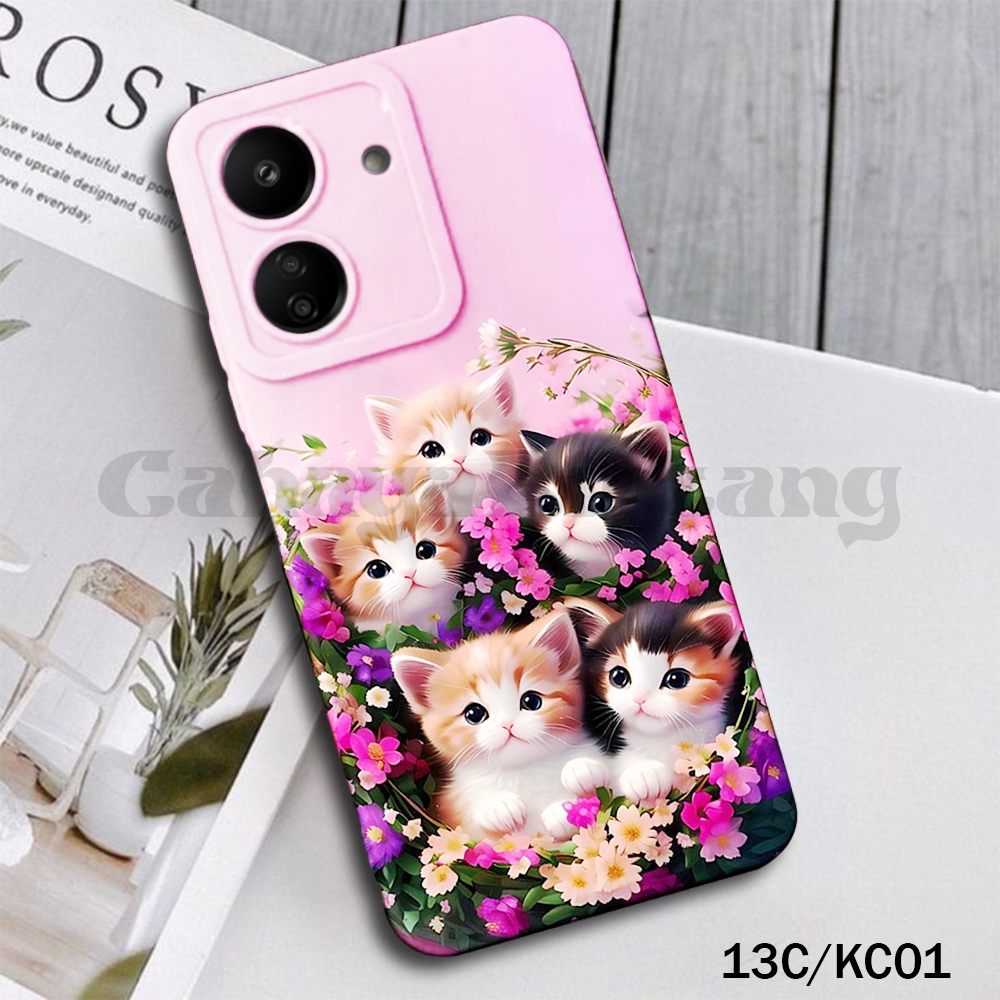 Jual CAHAYABINTANG - CASING HP UNTUK REDMI 13C GAMBAR KUCING LUCU 4 ...