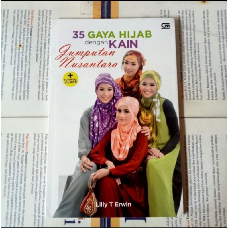 Jual BUKU 35 GAYA HIJAB DENGAN KAIN | Shopee Indonesia