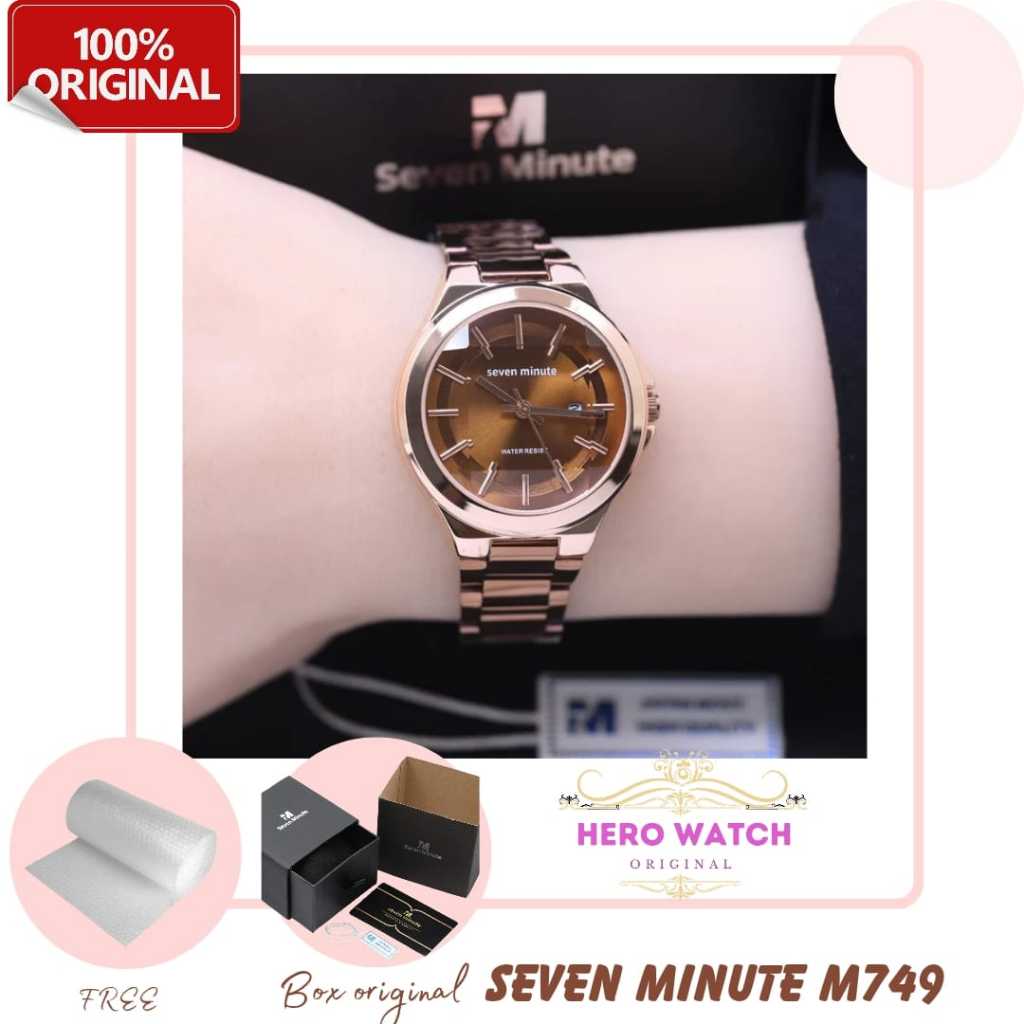 Jual SEVEN MINUTE M749 DATE ORIGINAL ANTI AIR ( 7W ) | Shopee Indonesia