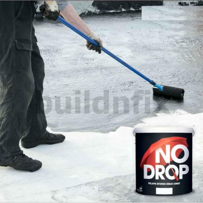 Jual NO DROP BITUMEN BLACK GALON 4KG / PELAPIS ANTI BOCOR BITUMEN HITAM ...