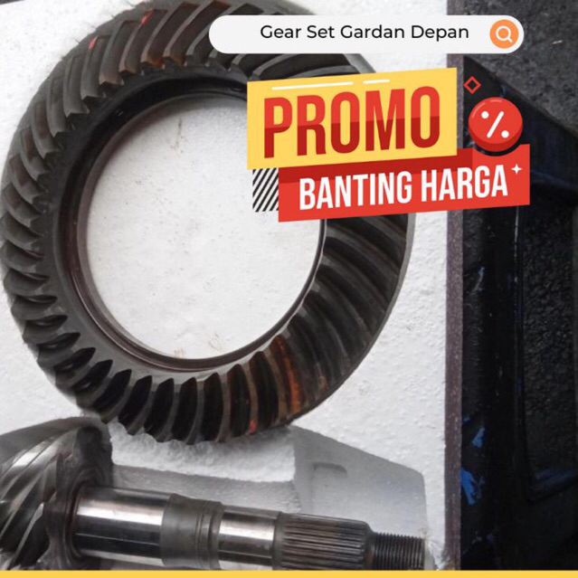 Jual Gear Set Gardan Depan Toyota Hilux 2.5 Ratio 11x41 | Shopee Indonesia