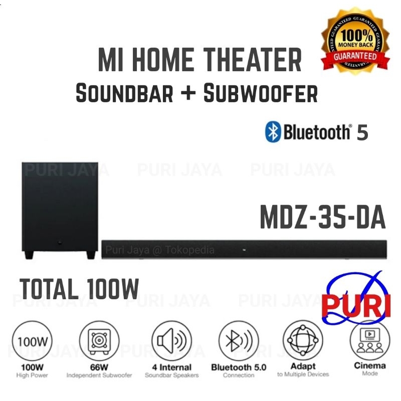Jual Mi Home Theater TV Speaker Soundbar Subwoofer 2.1 Theatre Sound ...
