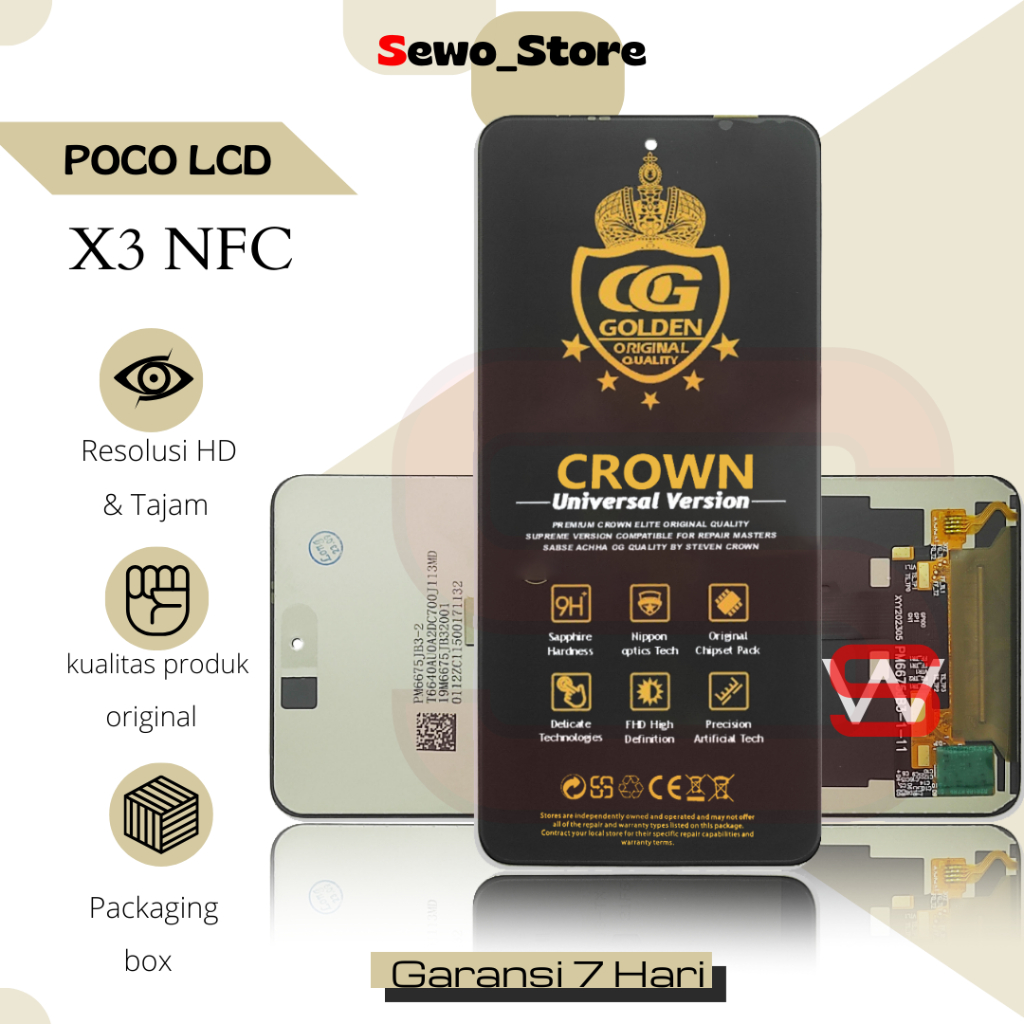 Jual LCD TOUCHSCREEN XIAOMI POCOPHONE X3 / POCO X3 NFC / X3 PRO ...