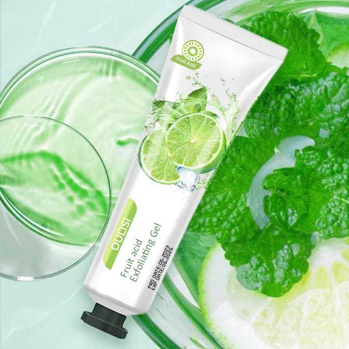 Jual Facial Glowing OULISI Fruit Acid Exfoliating Gel 30gr Mengangkat ...