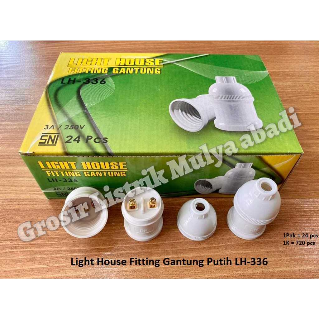 Jual LightHouse fitting gantung LH-336 cp (putih) | Shopee Indonesia