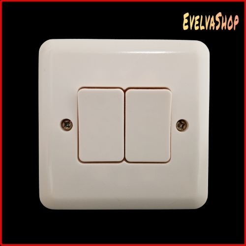 Jual Saklar Seri Switch Engkel Double Inbow Saklar IB Ganda Tanam ...