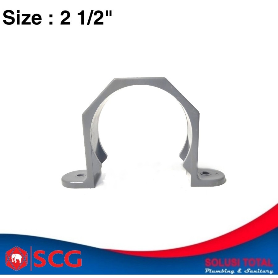 Jual Klem Omega Pvc 2 1/2 Inch Saddle Clip 2 1/2" SCG | Shopee Indonesia