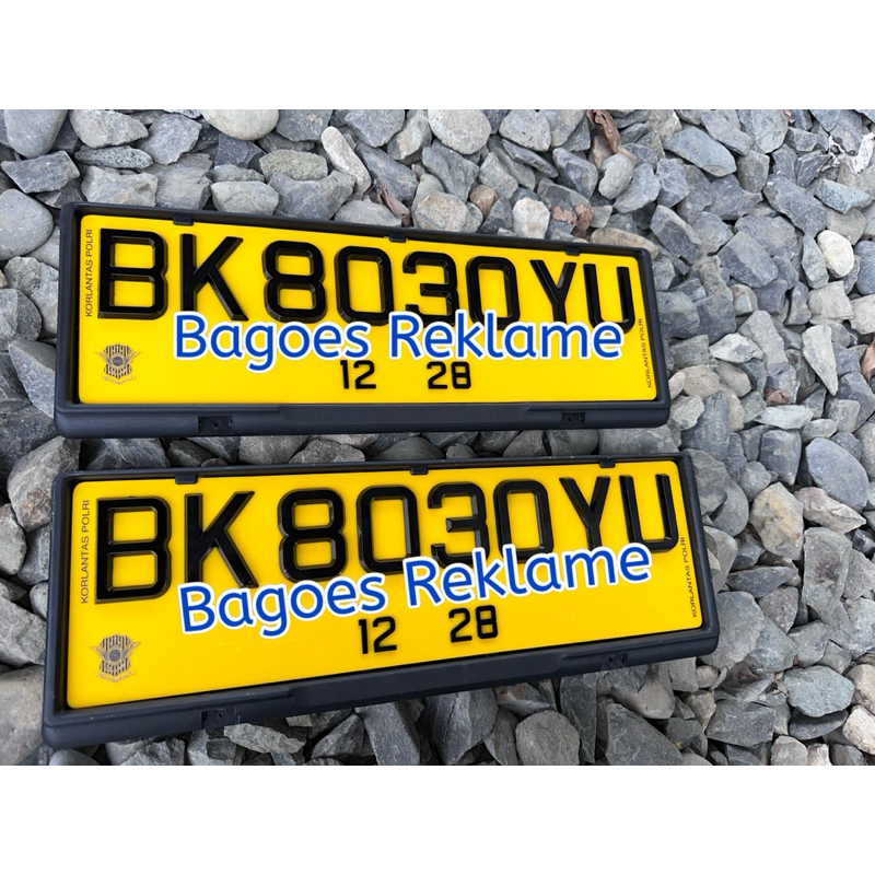Jual Plat Mobil Kuning Huruf Hitam | Shopee Indonesia