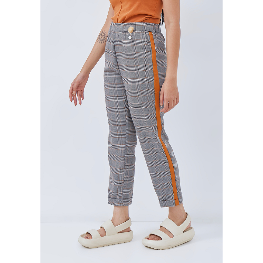 Jual ODIVA Denira Plaid Pants - 2 Warna | Shopee Indonesia