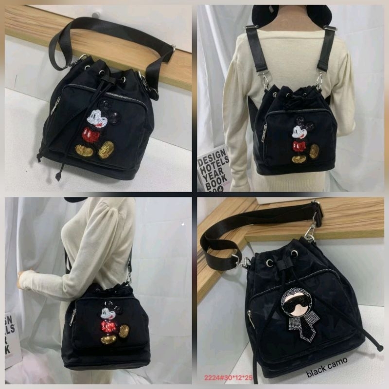 Jual RK Ransel 2in1 tas Serut Miki Karl | Shopee Indonesia