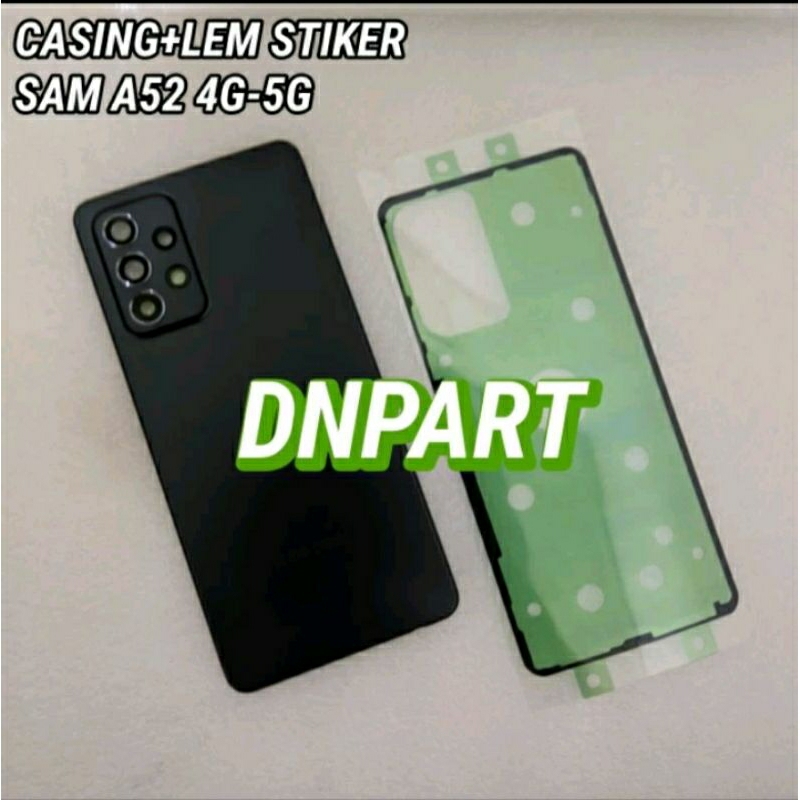 Jual Samsung Galaxy A52 4G 5G Back Casing Cover Backdoor + Lem Stiker ...