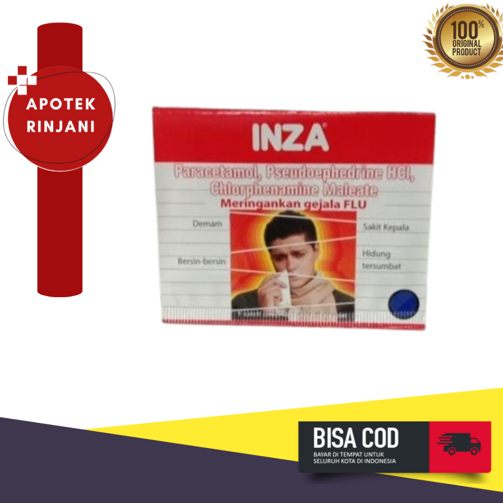 Jual INZA PEREDA GEJALA FLU (4 KAPLET) | Shopee Indonesia