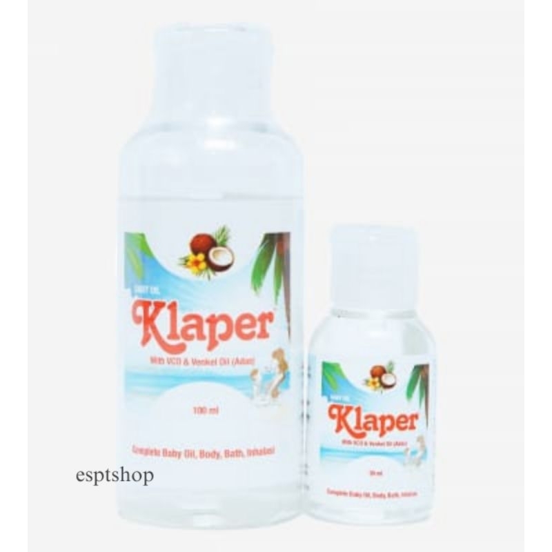 Jual Klaper Baby Oil with vco & venkel oil (Adas) | Shopee Indonesia