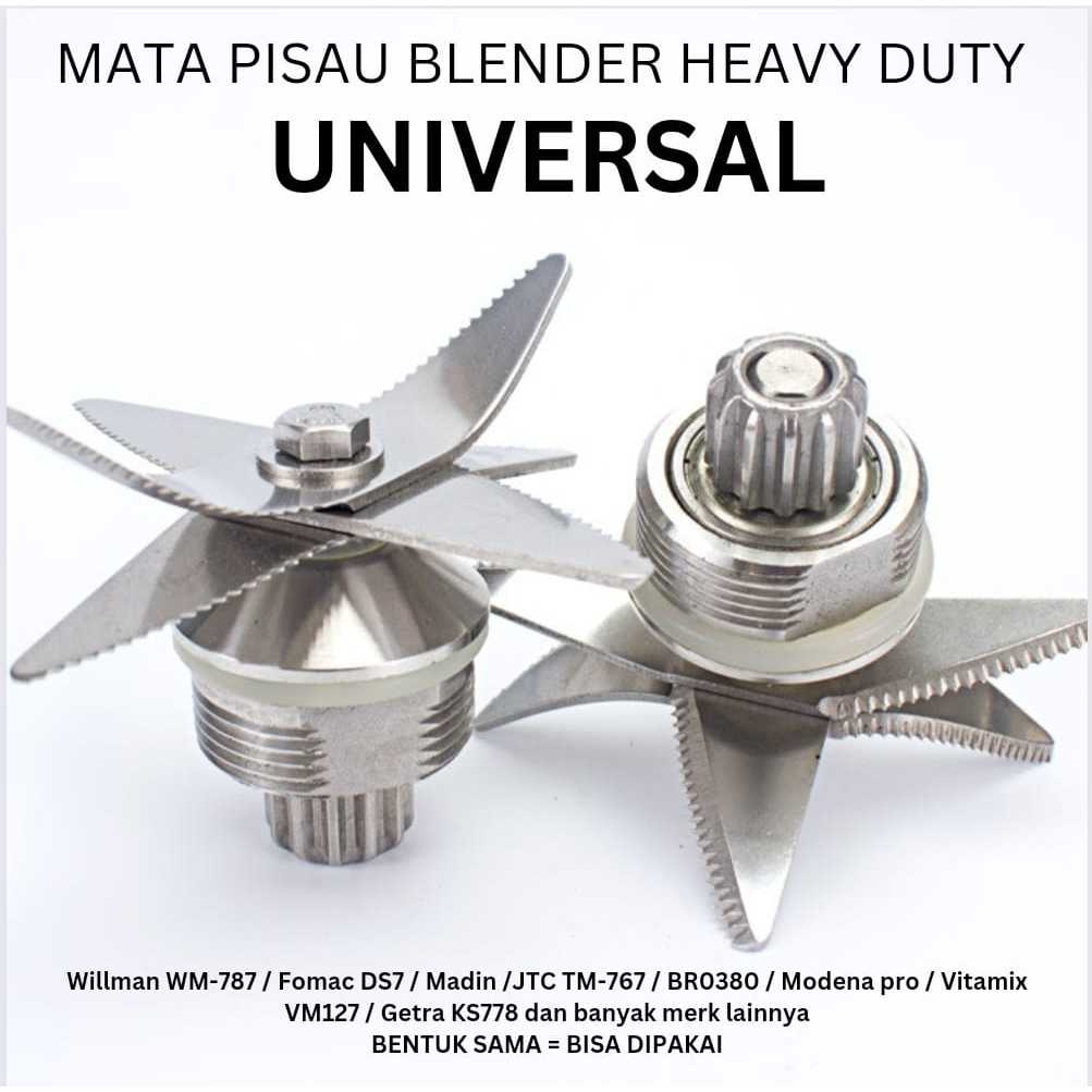 Jual Mata pisau blender heavy duty blade JTC Willman Fomac Getra 787 ...