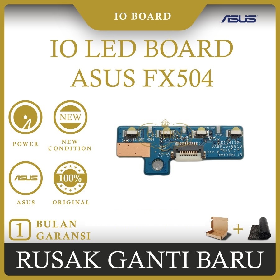 Jual IO LED BOARD LAPTOP ASUS FX504 (REV C) ORIGINAL | Shopee Indonesia